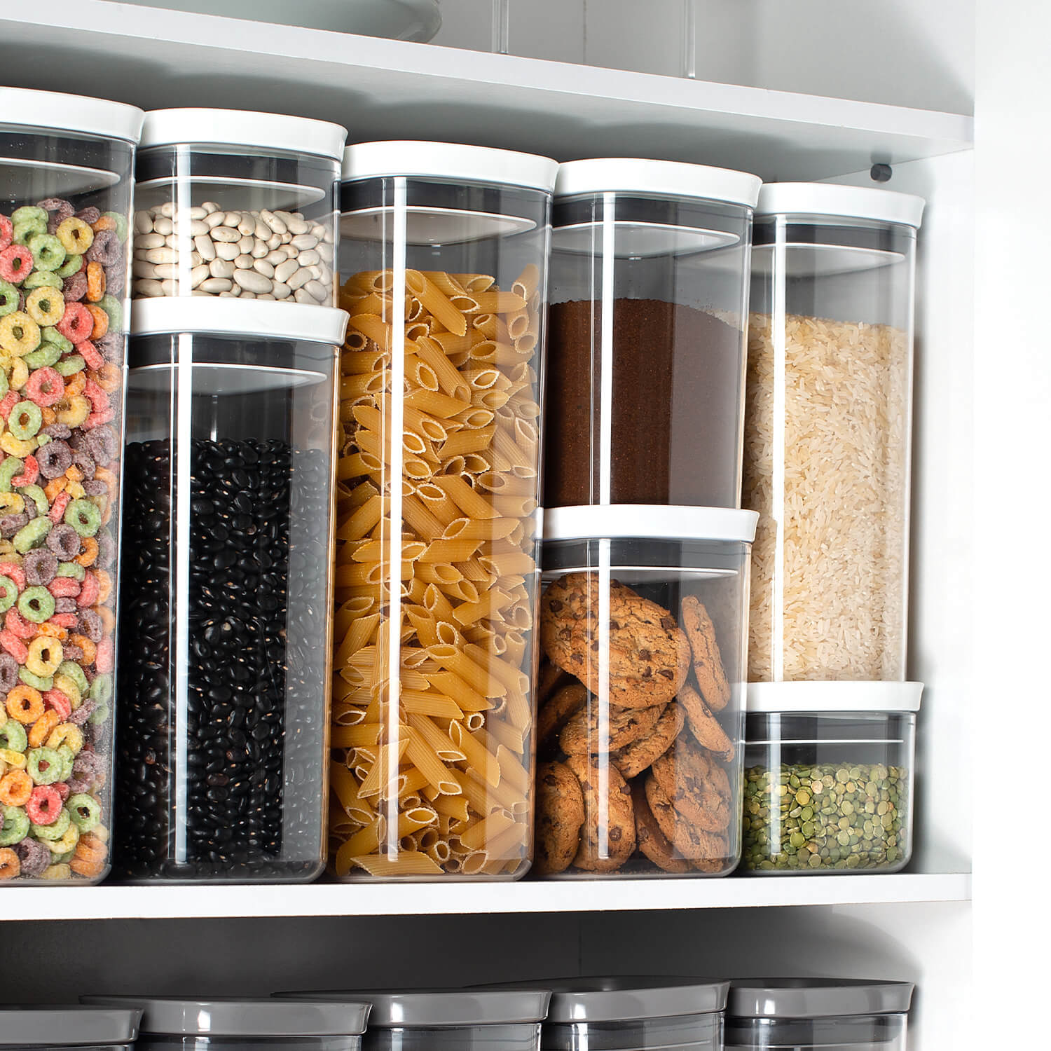 Conjunto De Potes Herméticos Block Modular 6 Peças - Loja OU